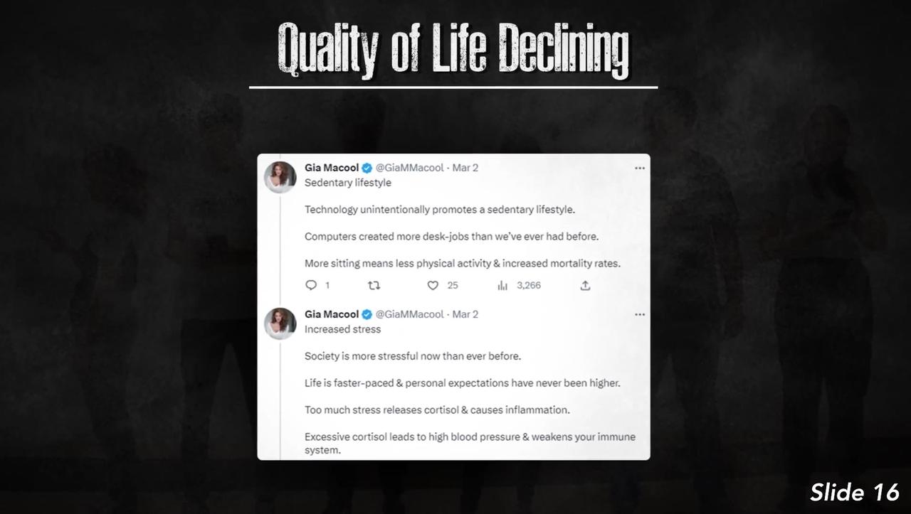 Part 7: Life Expectancy Declining & Quality - One News Page VIDEO