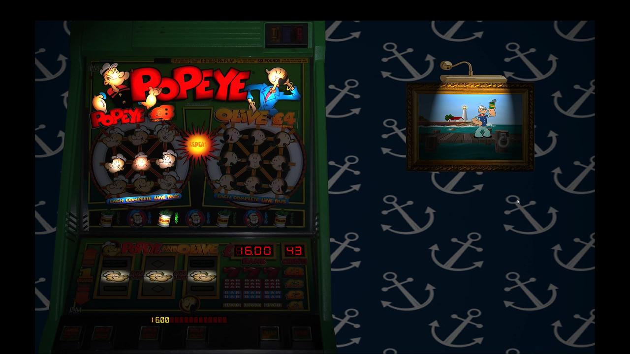 Popeye And Olive £8 Jackpot JPM Fruit Machine - One News Page VIDEO