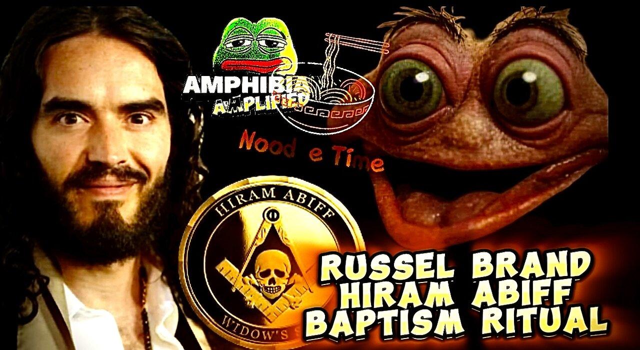 #RUSSEL #BRAND HIRAM ABIFF BAPTISM RITUAL - One News Page VIDEO