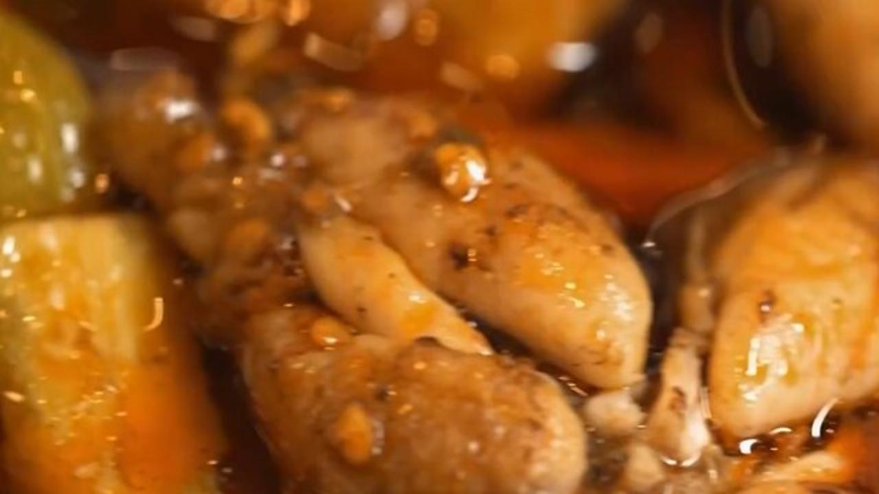 Delicious Chinese food:Spicy bullfrog - One News Page VIDEO