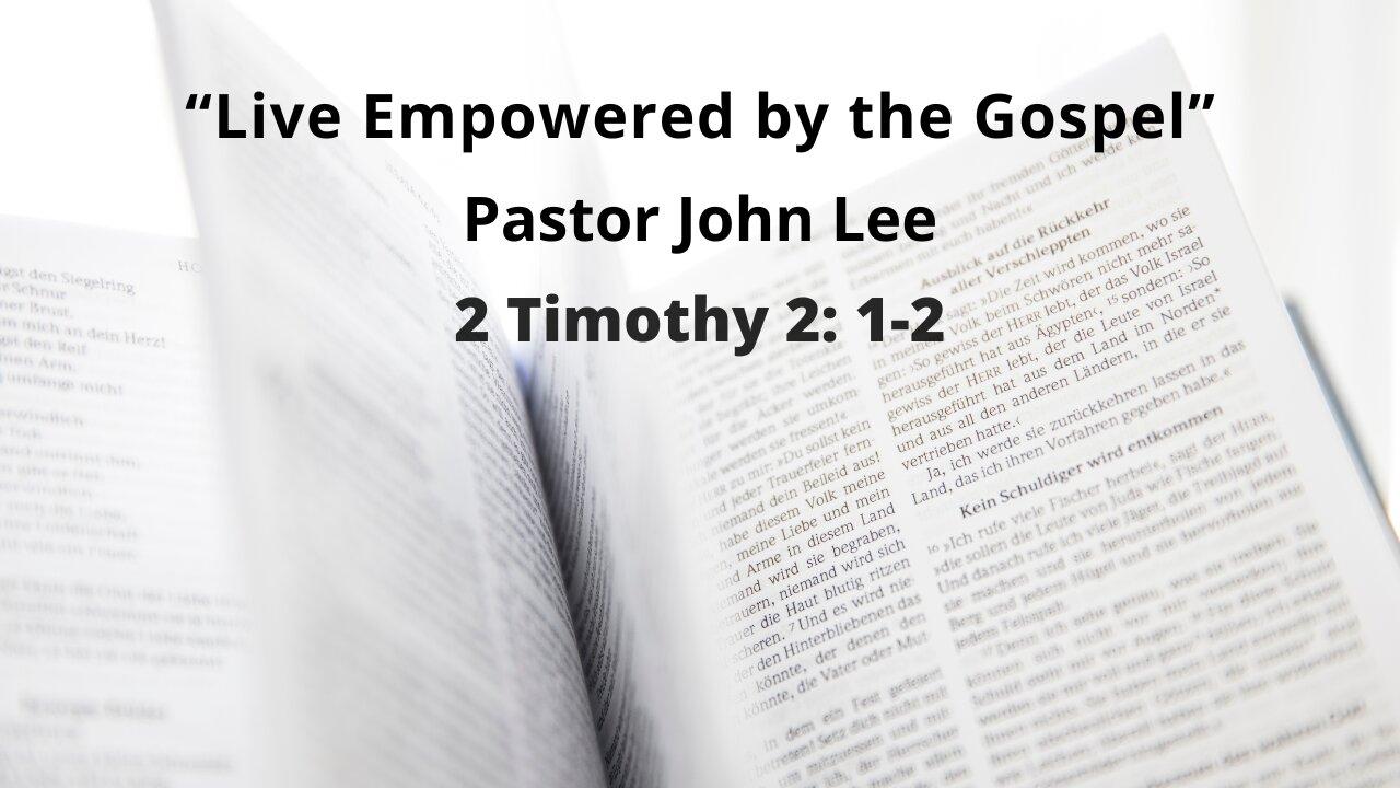 "Live Empowered by the Gospel" May 12, - One News Page VIDEO