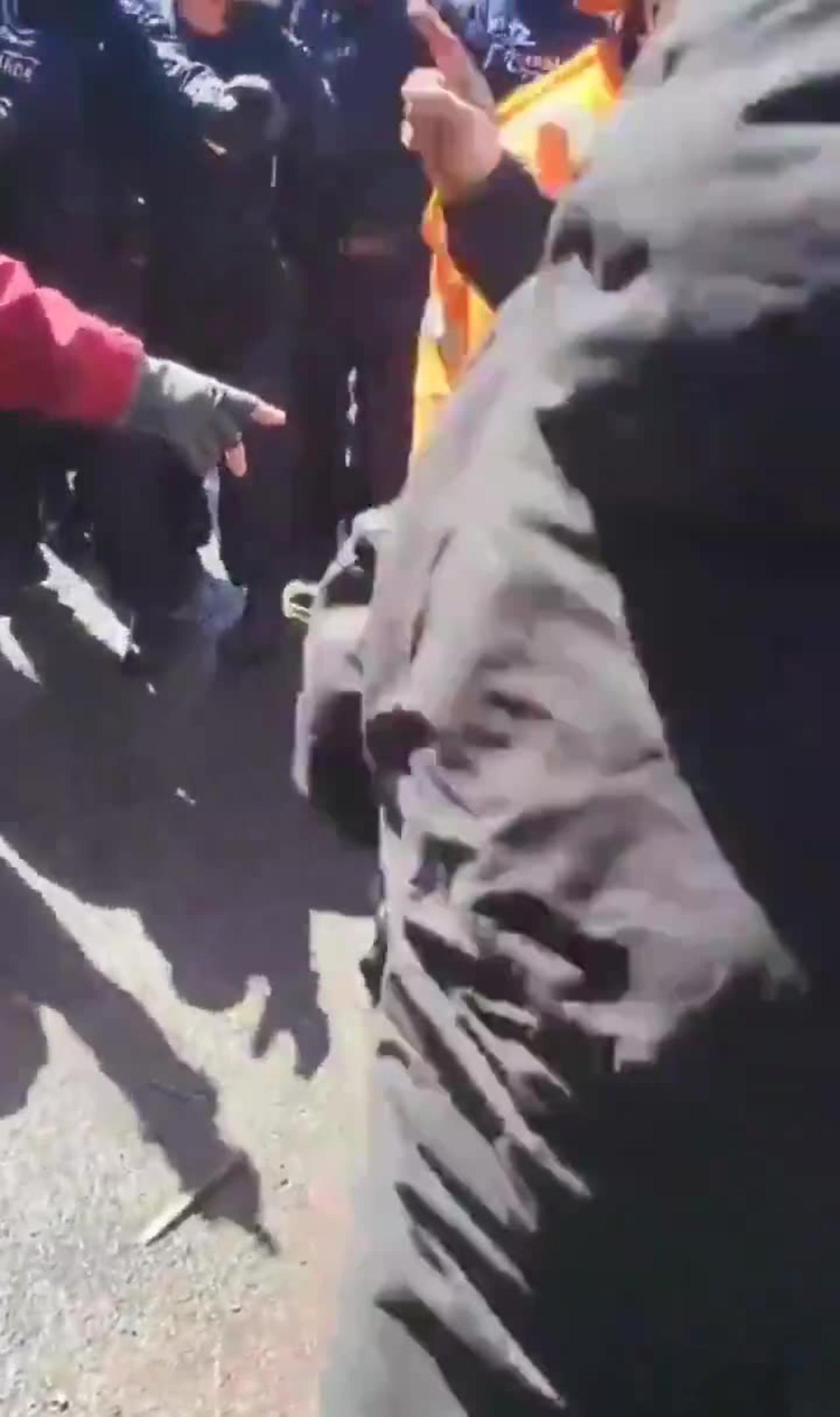 Irish people getting pushed around by gardai to - One News Page VIDEO