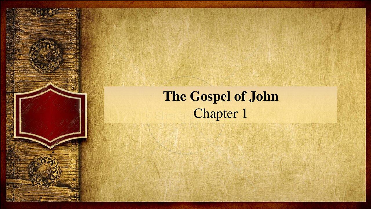 The Gospel of John: Chapter 1 - One News Page VIDEO