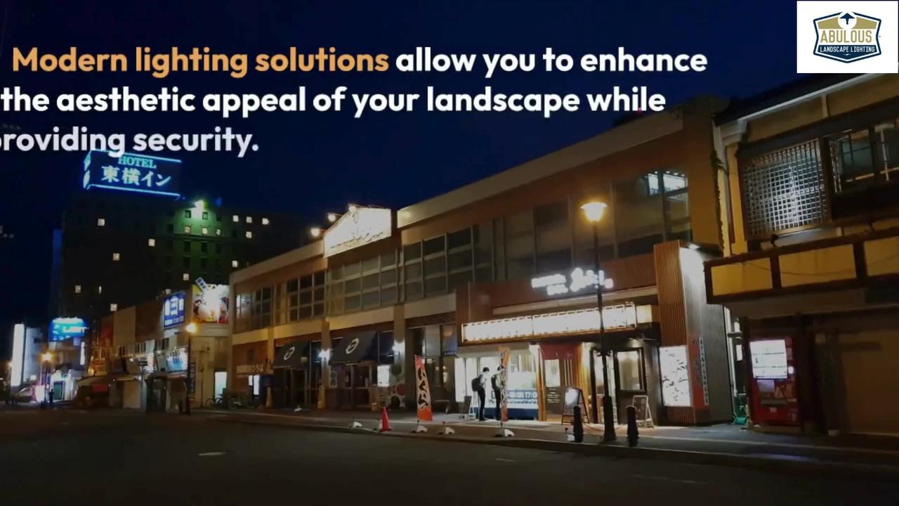 Safety First: Importance of Security Lighting in - One News Page VIDEO