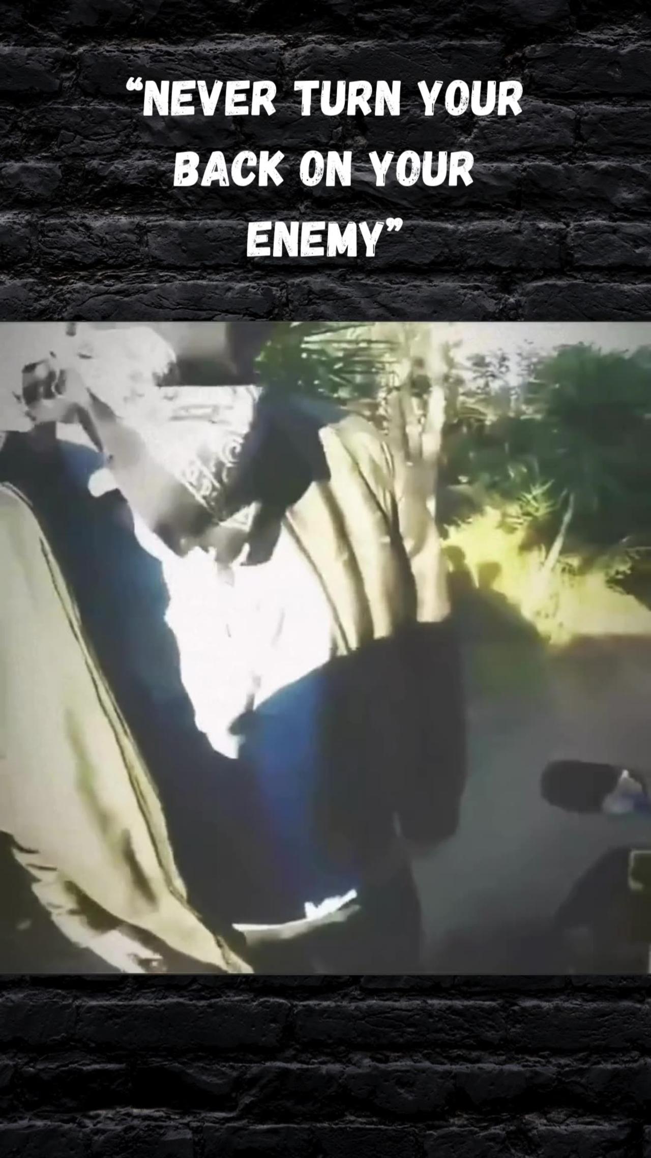 "Never Turn Your Back On Your Enemy" - One News Page VIDEO