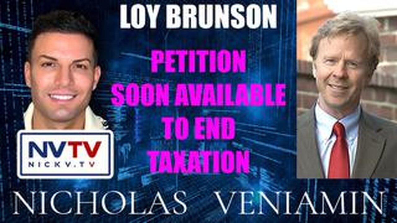 Loy Brunson Discusses Petition Soon Available To - One News Page VIDEO