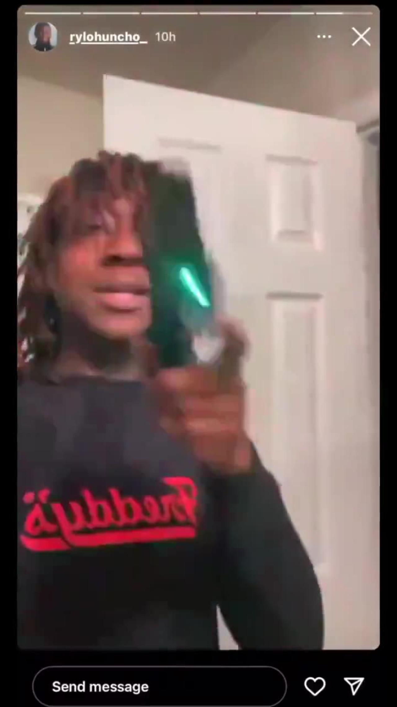 Moments Virginia rapper Rylo Huncho accidentally - One News Page VIDEO