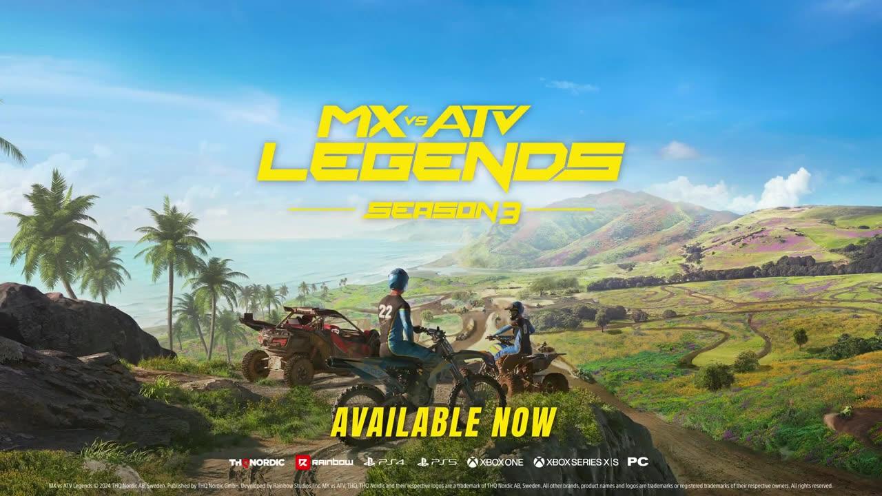 MX vs ATV Legends - Official Season 3 Trailer - One News Page VIDEO