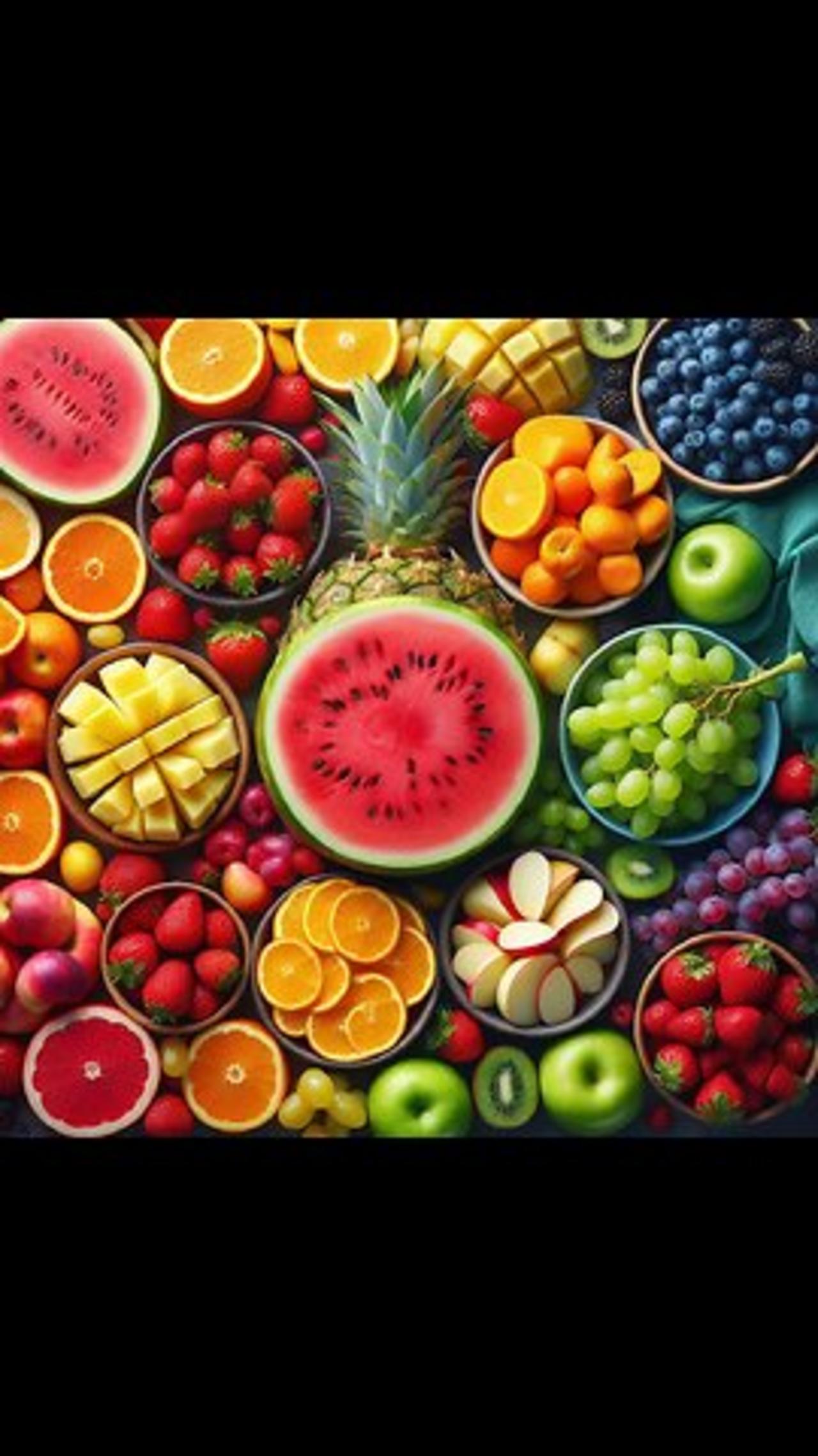 Fruits and nuts with vivid colors are remarkable - One News Page VIDEO