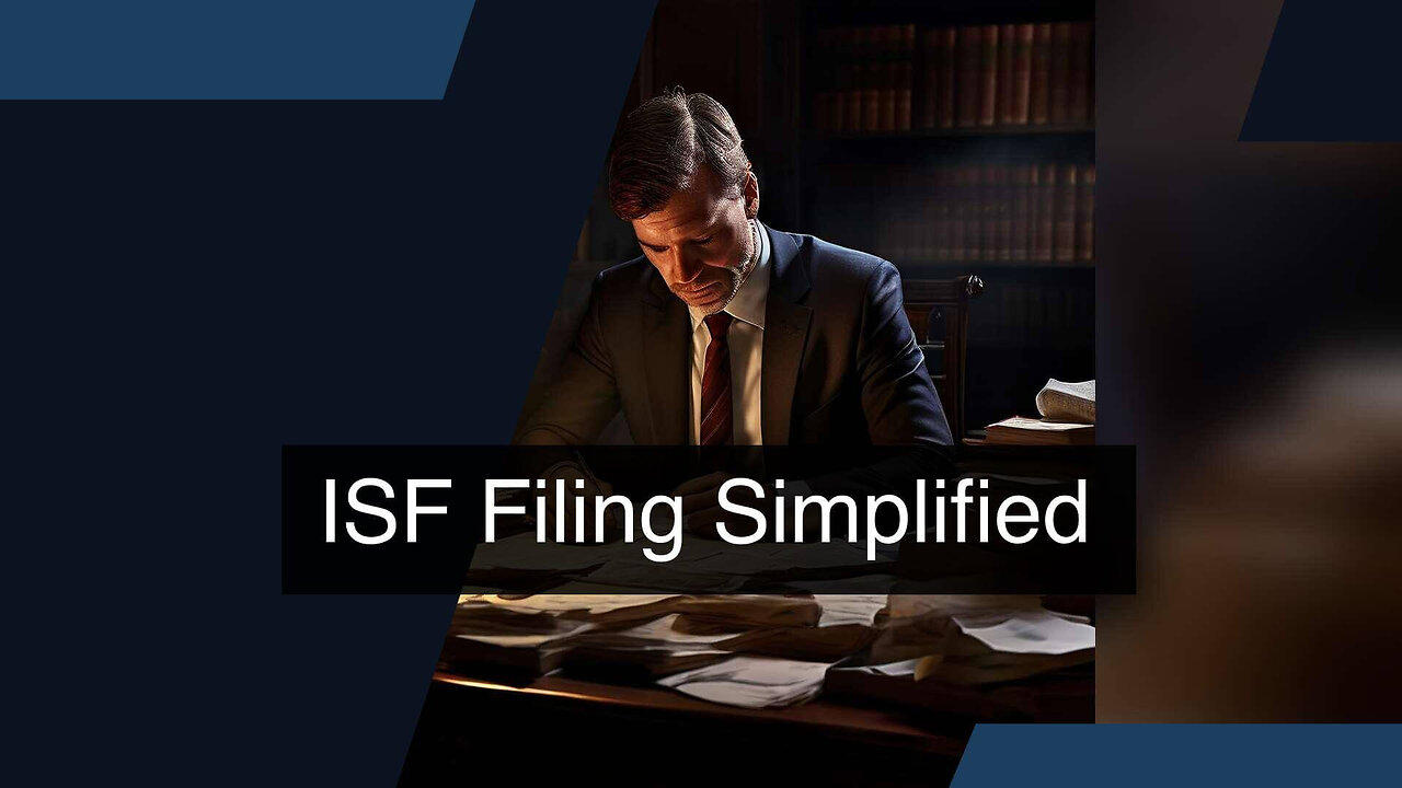 Navigating ISF Requirements for Goods Imported - One News Page VIDEO