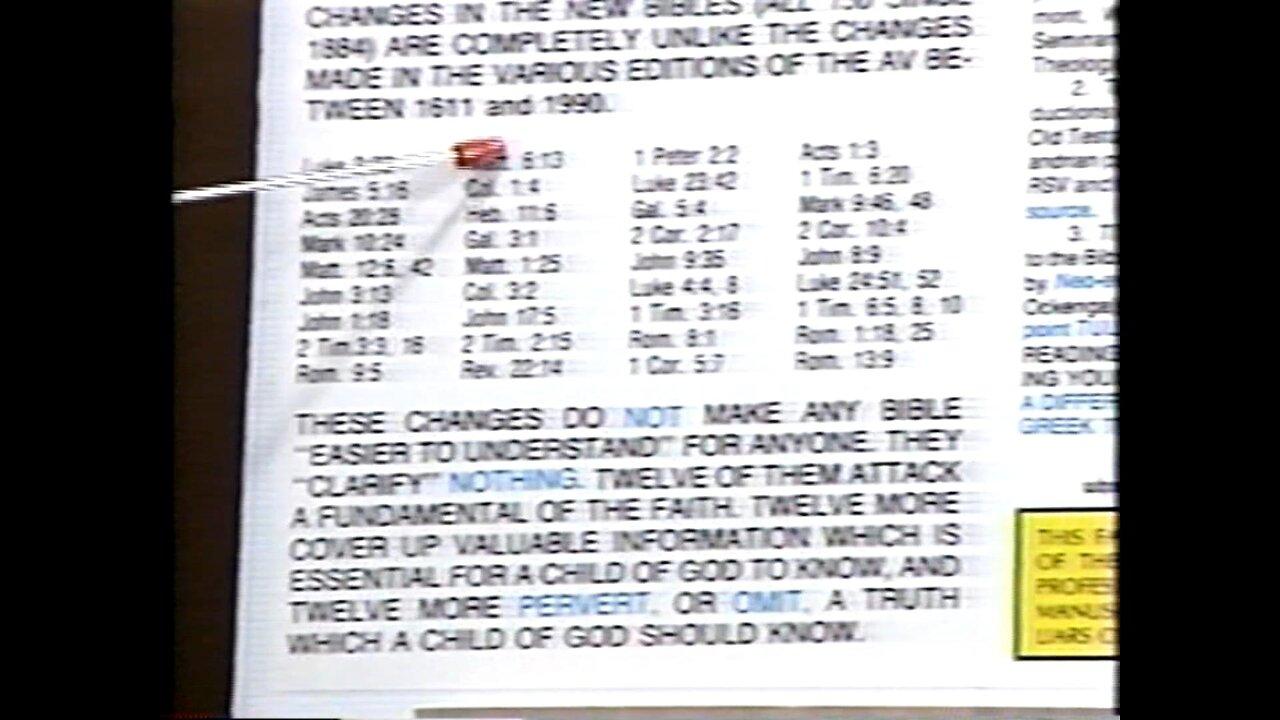 Peter Ruckman Basic and 2 Part Advanced - One News Page VIDEO