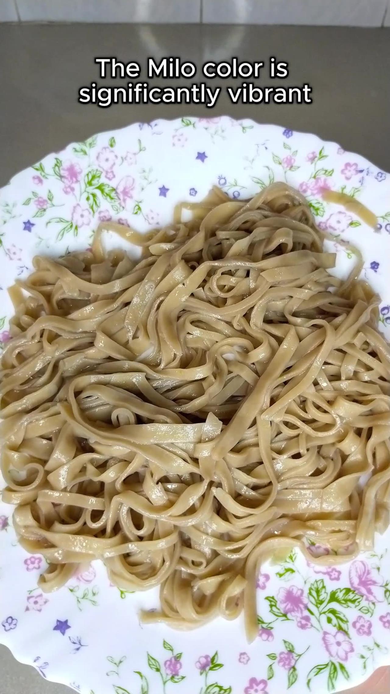 Making Noodles with MILO Instead of Water - One News Page VIDEO