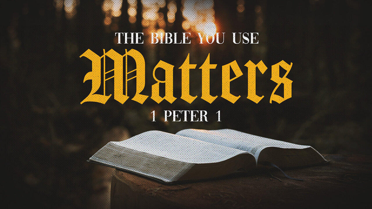 The Bible You Use Matters - Pastor Bruce Mejia - One News Page VIDEO