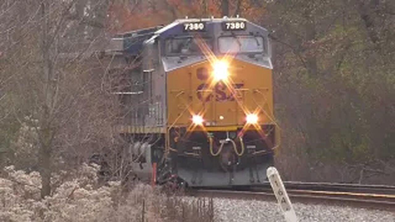 CSX C318 Loaded Coal Train from Lodi, Ohio - One News Page VIDEO