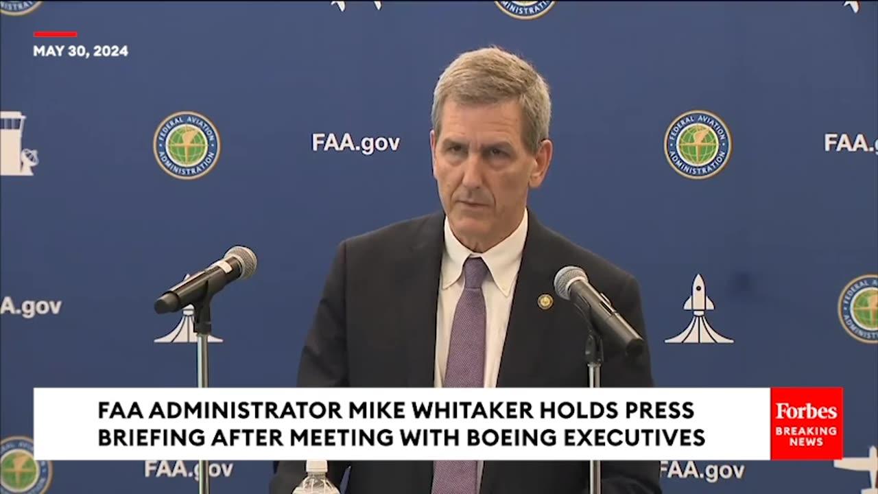 BREAKING NEWS- FAA Admin. Mike Whitaker Holds - One News Page VIDEO