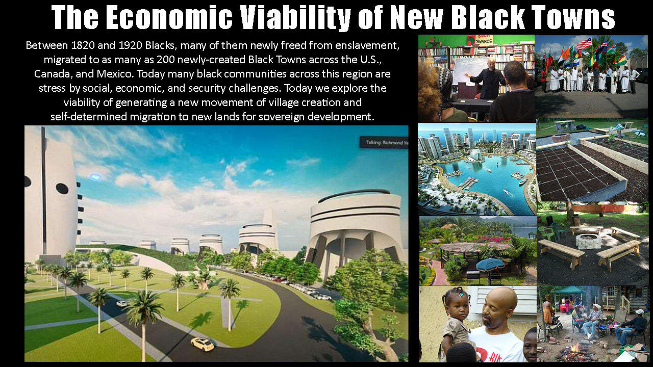 The Economic Viability of the New Black Towns - One News Page VIDEO
