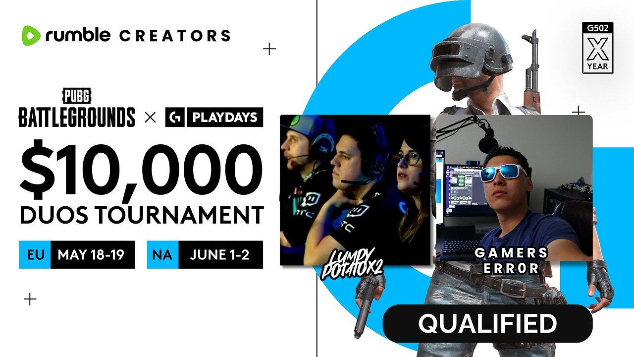 $10,000 PUBG Tournament w/GamersError - - One News Page VIDEO