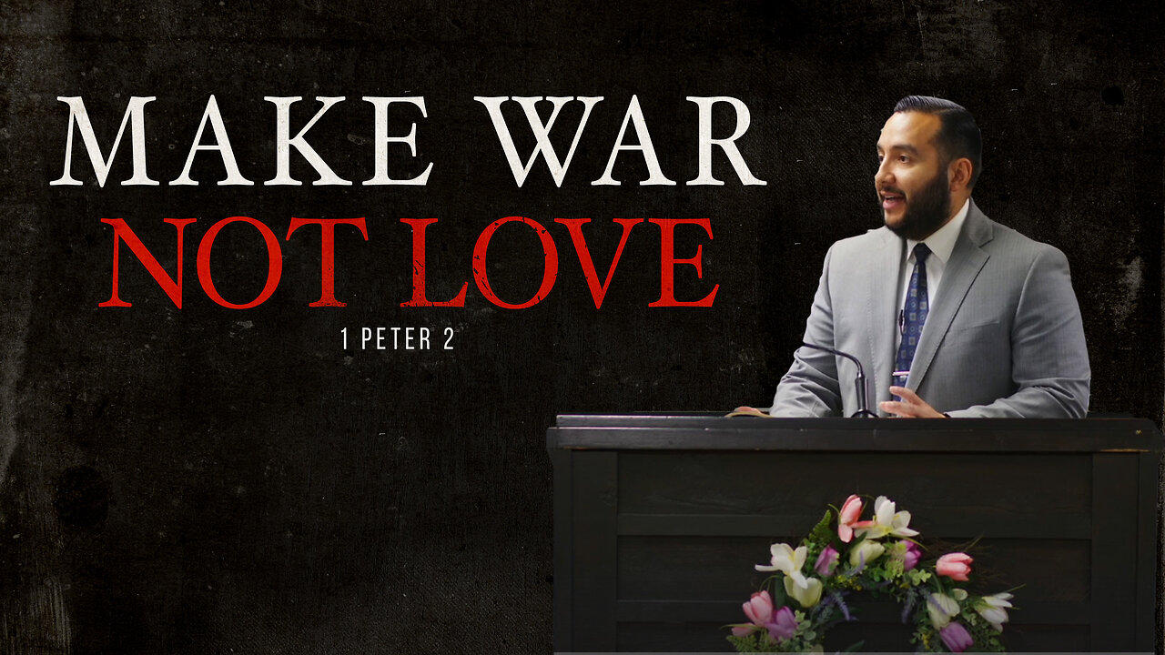 Make WAR not LOVE - Pastor Bruce Mejia - One News Page VIDEO