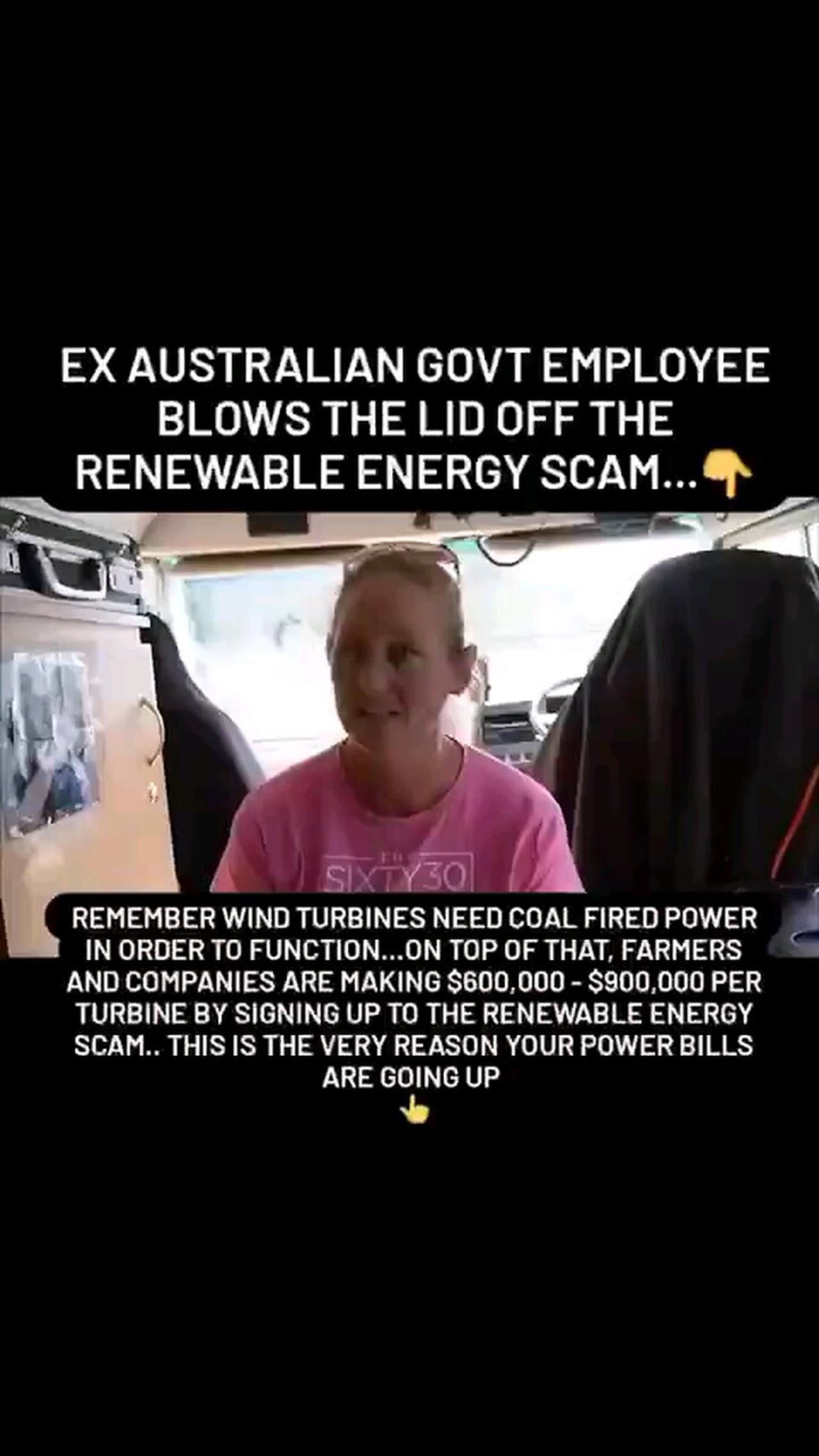 Australian Wind Turbine Scam 40 billion A Year - One News Page VIDEO