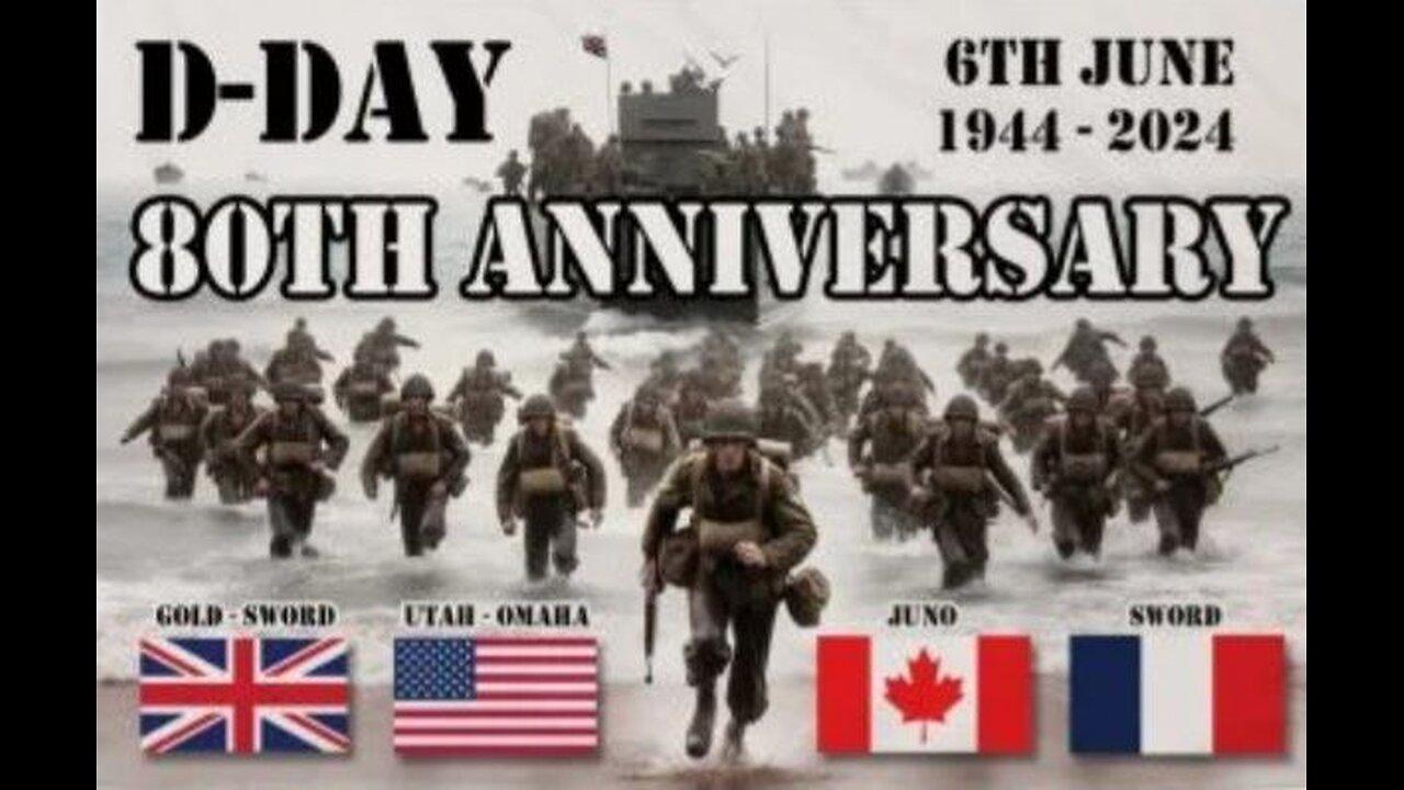#872 D-DAY 80 YEARS LATER LIVE FROM THE PROC - One News Page VIDEO