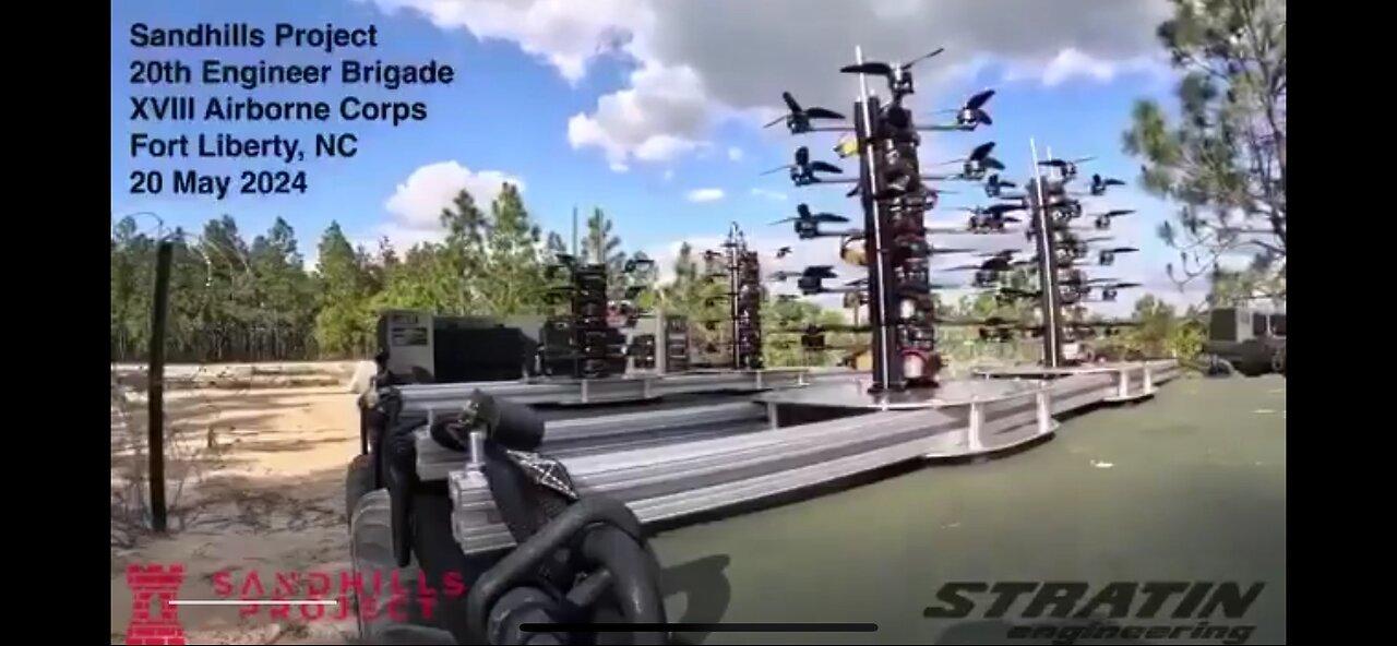 Sandhills Project - U.S. Army Mass Drone Testing - One News Page VIDEO