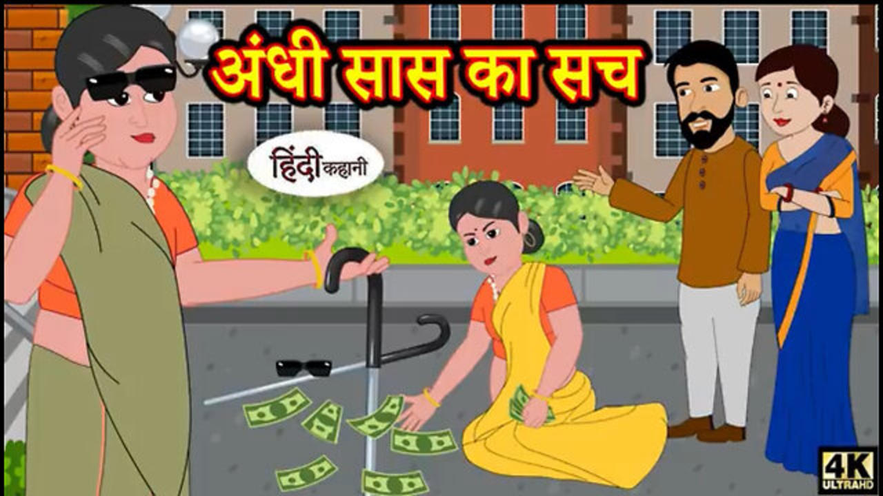 Andhi Saas Ka sach | Animated Hindi Moral Story - One News Page VIDEO