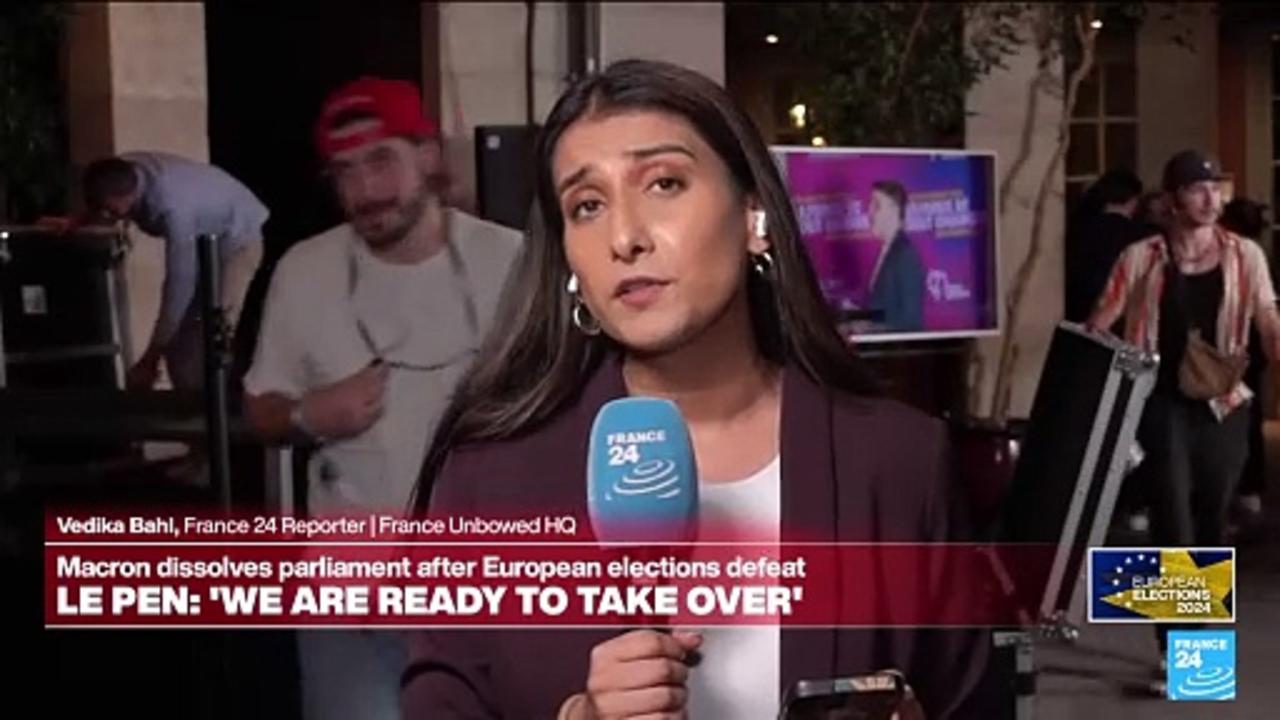 Macron's call for snap elections: France Unbowed - One News Page VIDEO