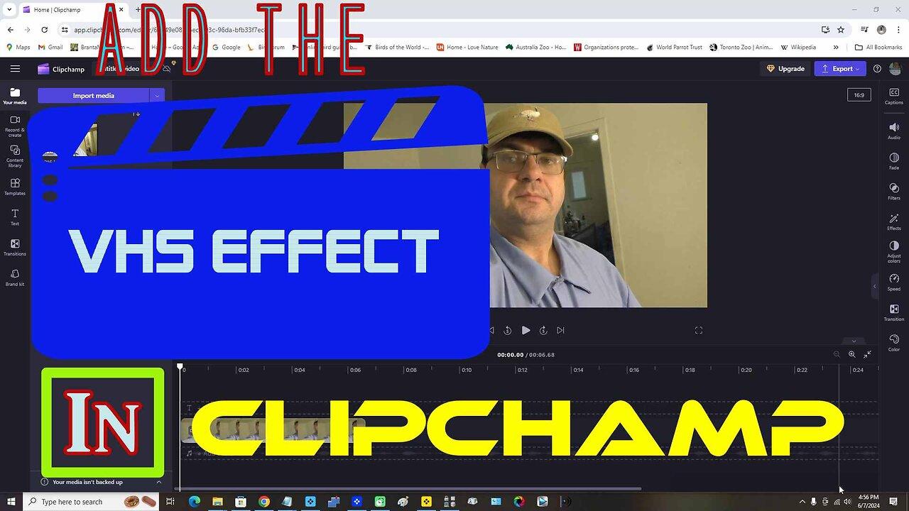 Add The VHS Effect In Clipchamp - One News Page VIDEO