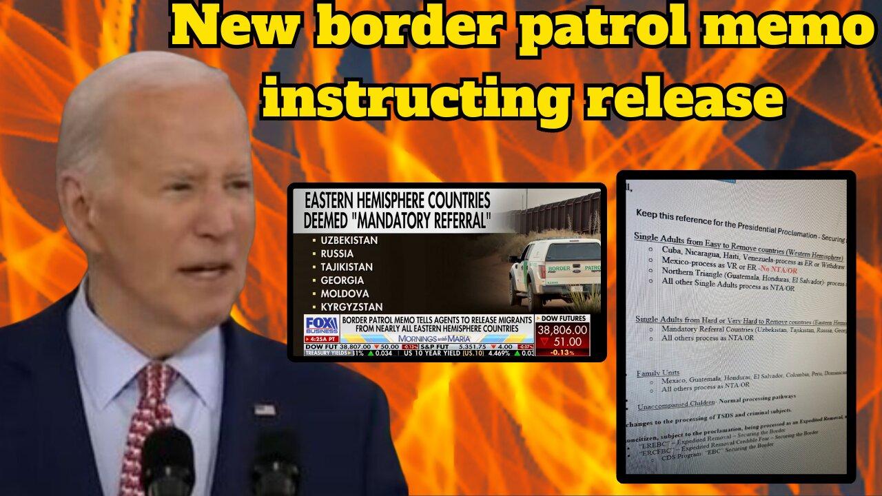 Border Patrol Memo Tells Agents to Release - One News Page VIDEO
