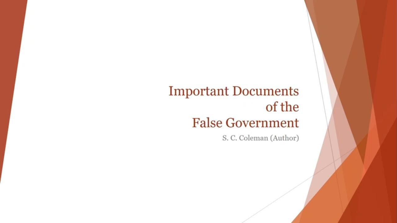 Important Documents of the False Government - One News Page VIDEO