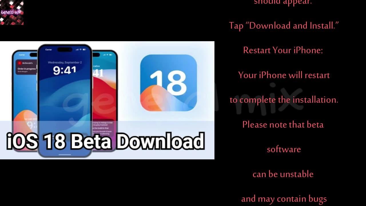 how to Install iOS 18 beta on your iPhone - One News Page VIDEO