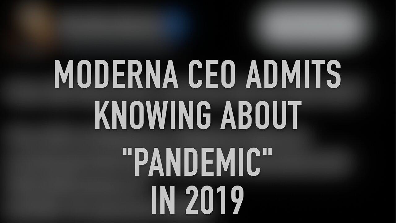 MODERNA CEO ADMITS KNOWING ABOUT - One News Page VIDEO
