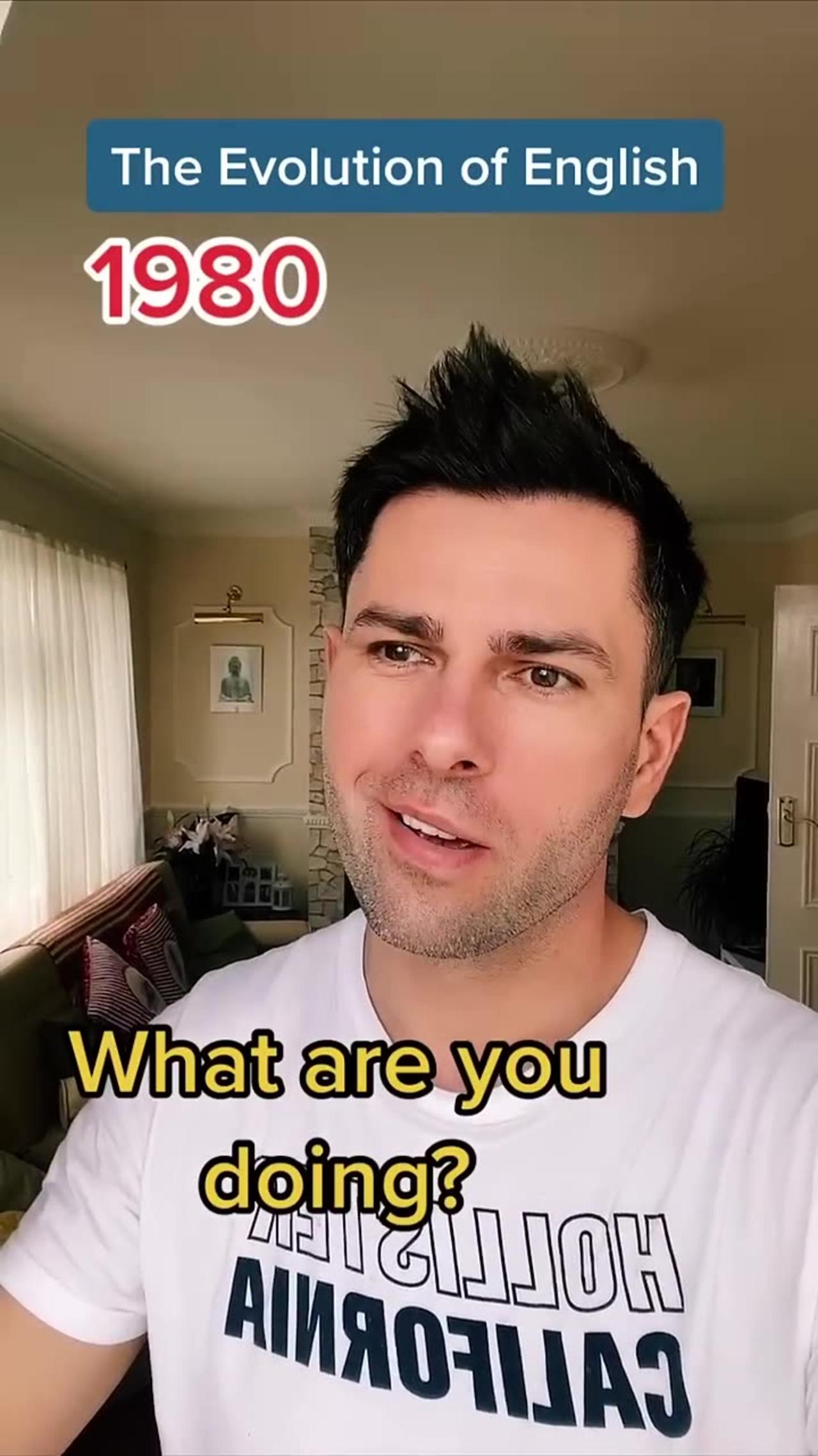 The evolution of English l #english - One News Page VIDEO