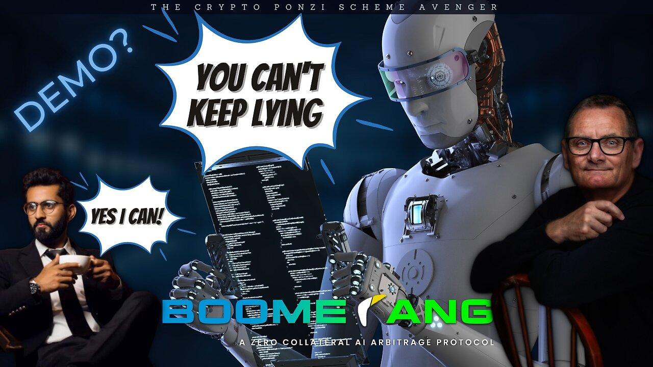 BOOMERANG: AI Arbitrage Trading Bot: LIVE - One News Page VIDEO