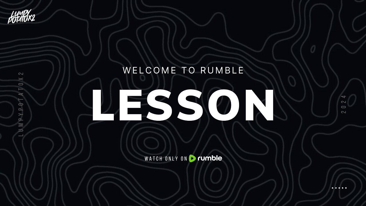 Welcome to Rumble - #RumbleTakeover - One News Page VIDEO