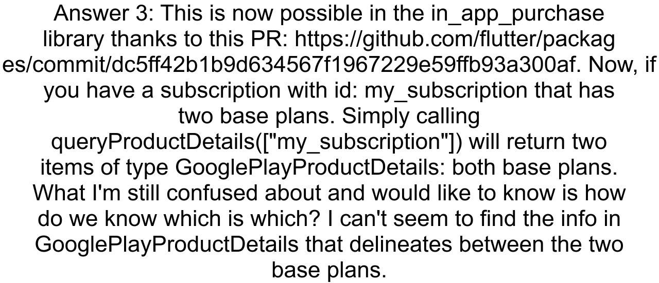 Flutter in_app_purchase Get all plans inside - One News Page VIDEO