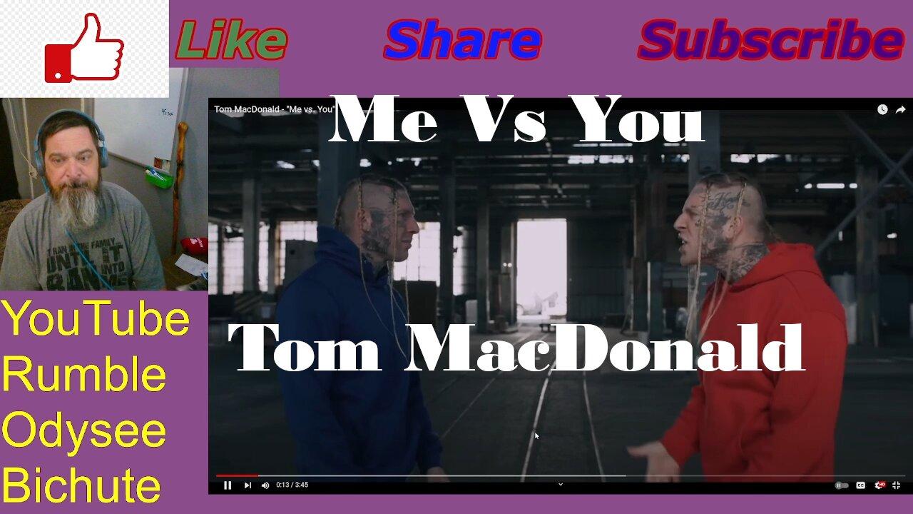 Pitt reacts to ME VS YOU By Tom MacDonald - One News Page VIDEO