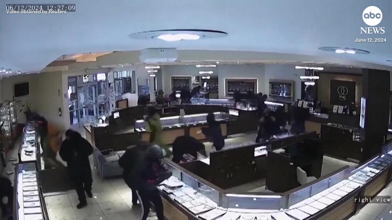 20 Thieves Ransack "Smash & Go" - One News Page VIDEO