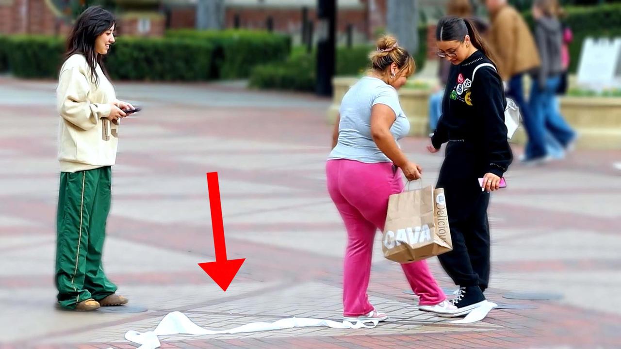 Toilet Paper Stuck On Shoe Prank! - One News Page VIDEO