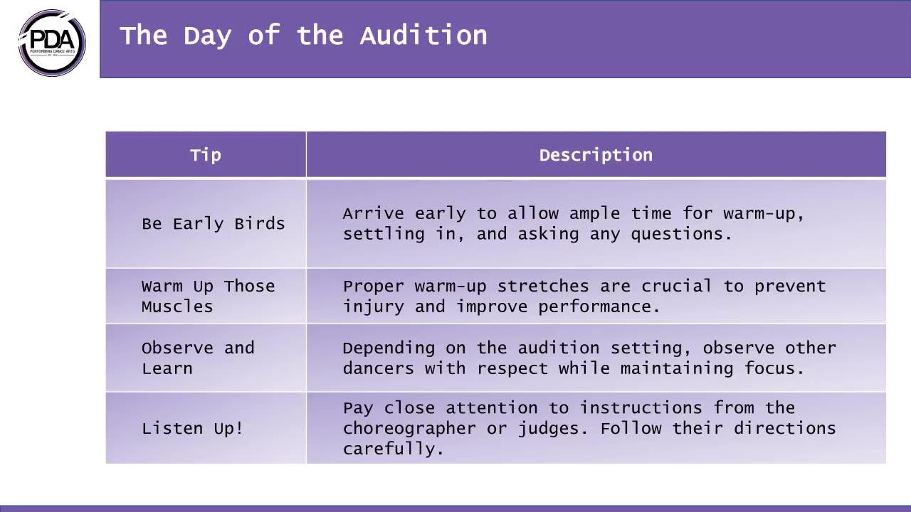 Tips for Preparing Your Kids for Dance Auditions - One News Page VIDEO