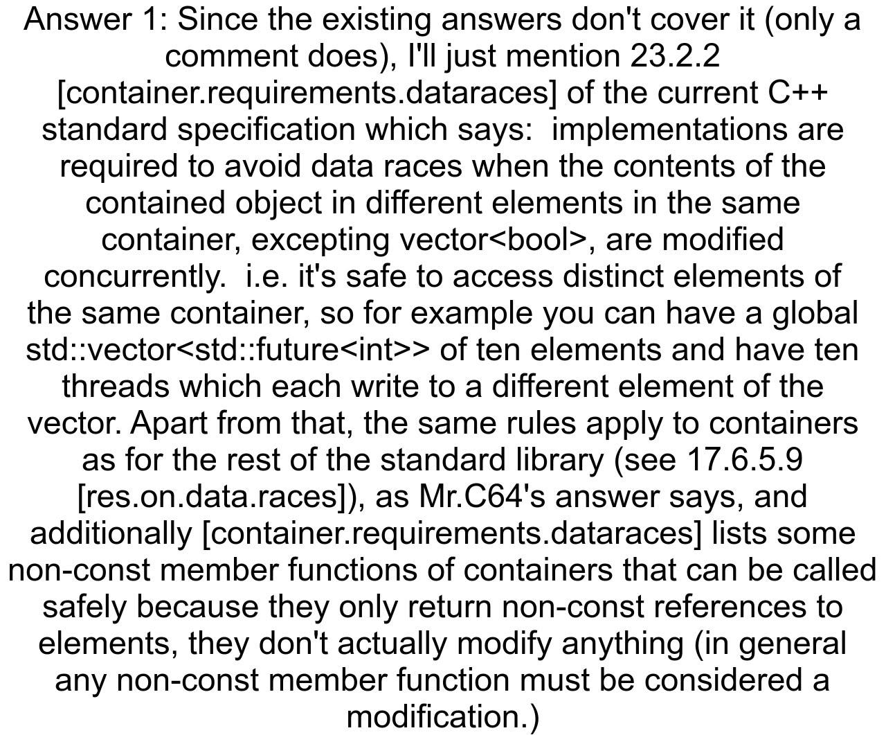 C11 STL containers and thread safety - One News Page VIDEO