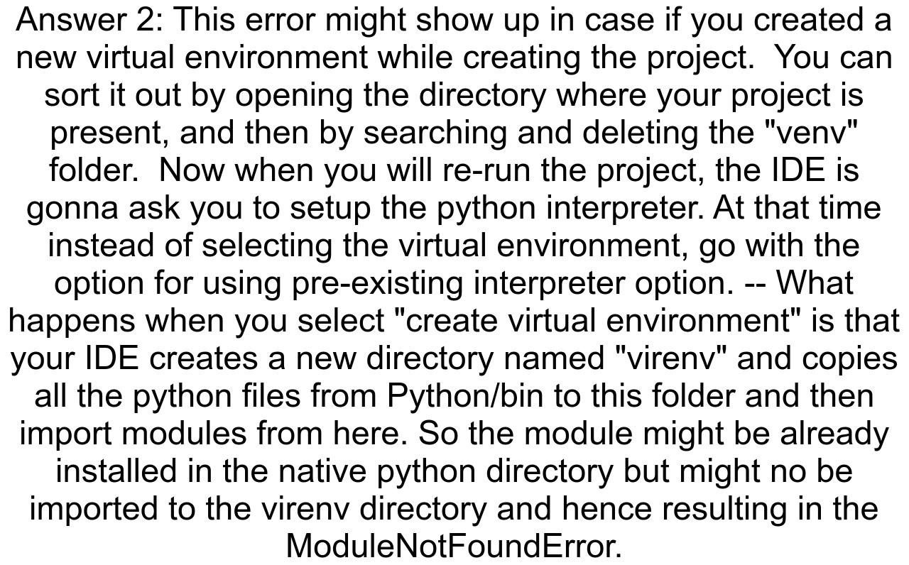 Windows ModuleNotFoundError No module named - One News Page VIDEO