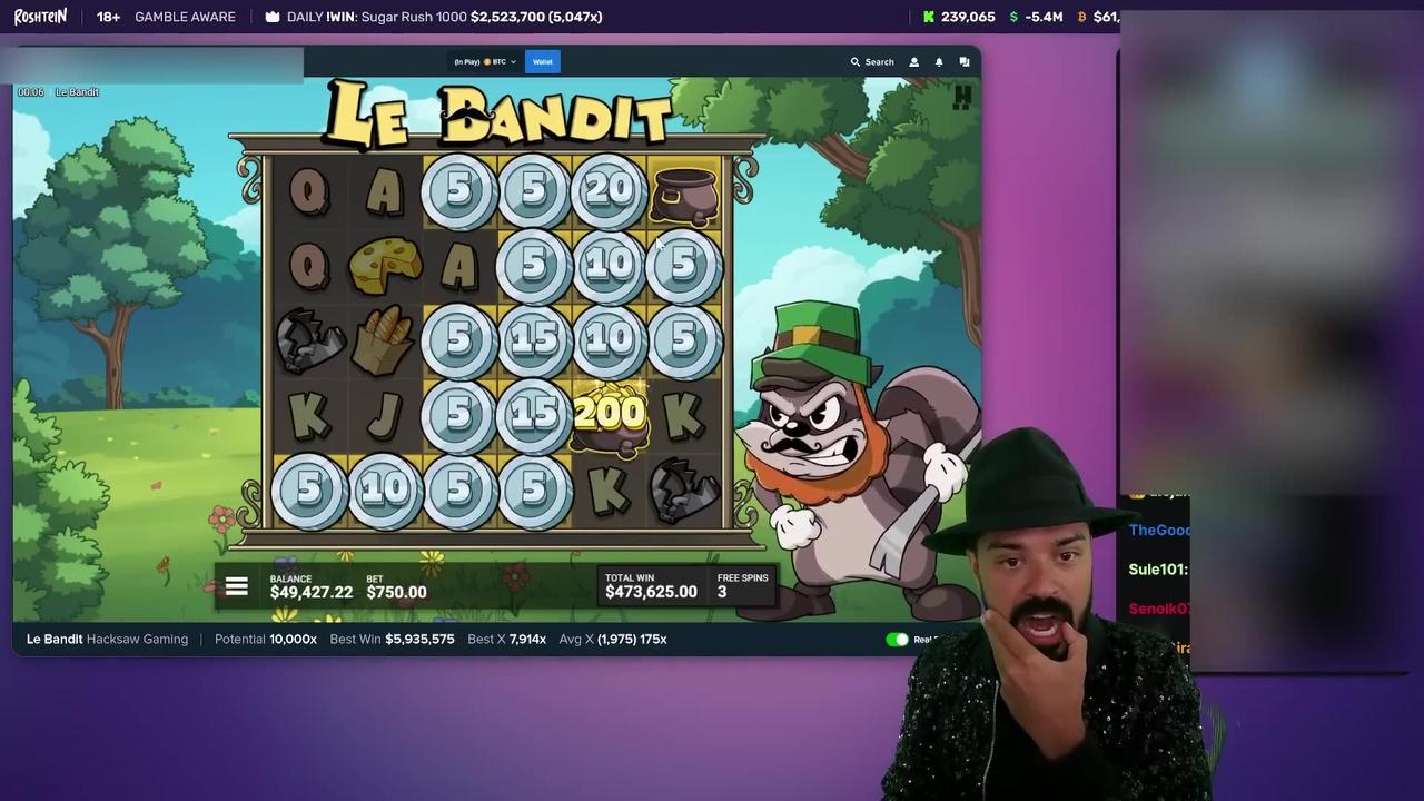 BIGGEST STREAMERS WINS ON SLOTS ROSHTEIN, - One News Page VIDEO