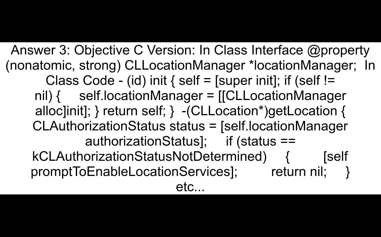 AuthorizationStatus for CLLocationManager is - One News Page VIDEO