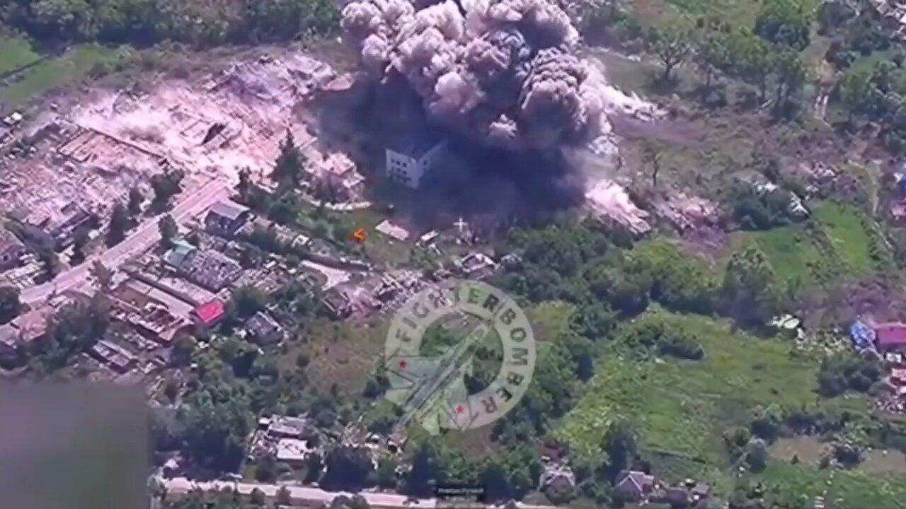 First use of the FAB-3000 on Ukrainian positions - One News Page VIDEO