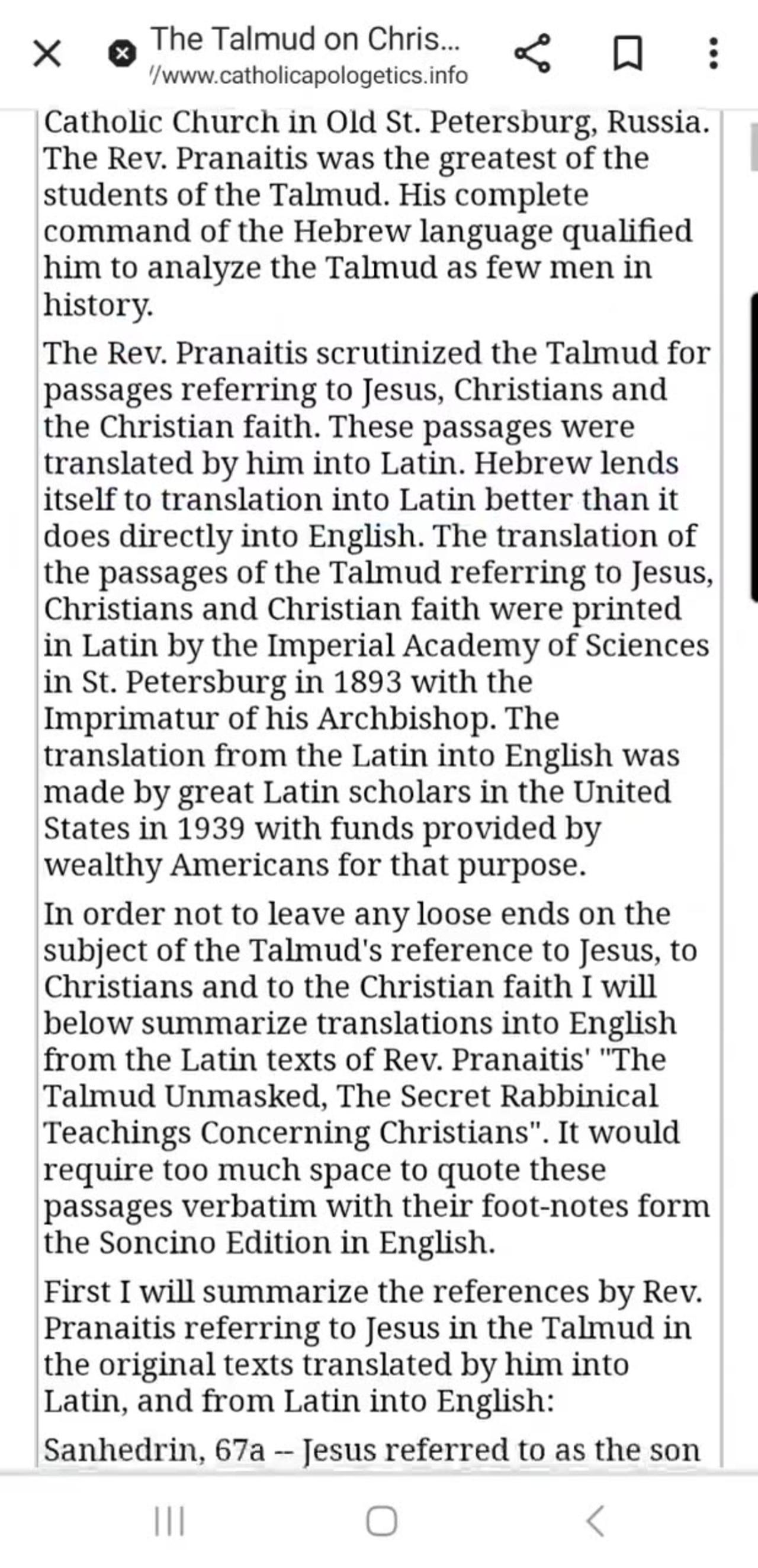 What the satanic talmud says about Jesus Christ - One News Page VIDEO