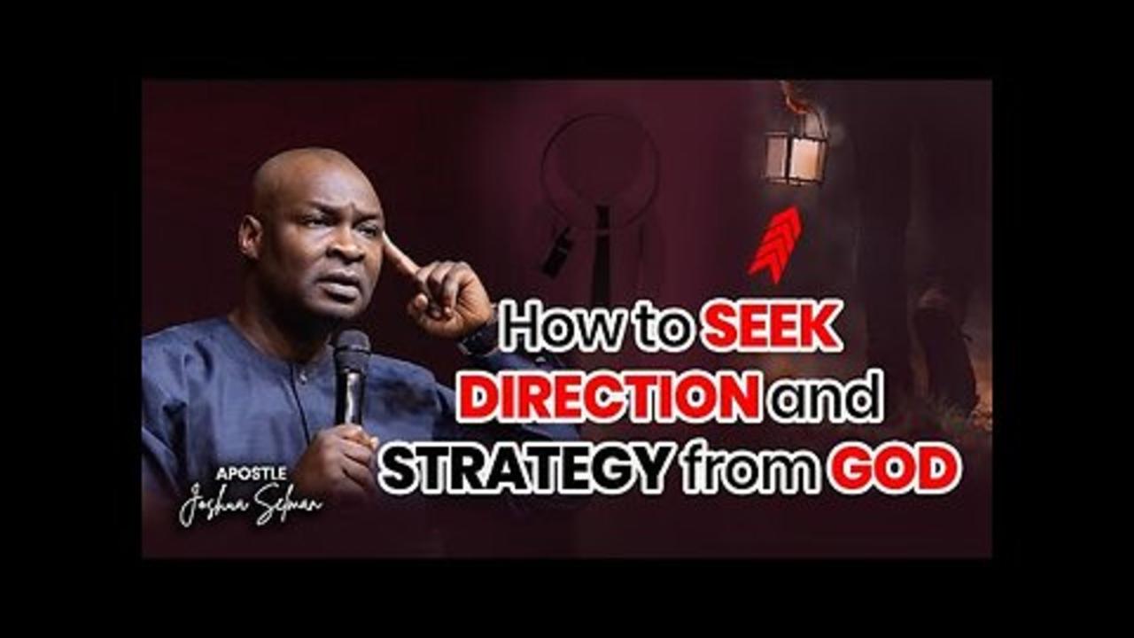 How To Seek Direction & Strategy From God | - One News Page VIDEO