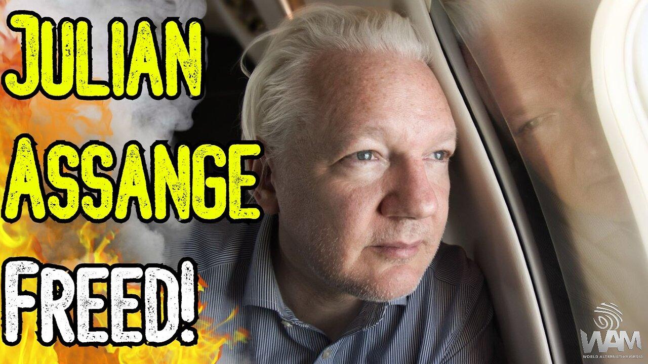 BREAKING: JULIAN ASSANGE FREED! - What Happens - One News Page VIDEO