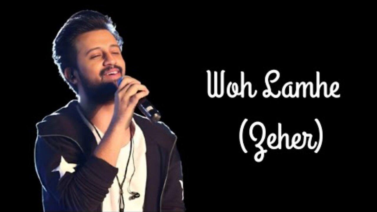 Woh Lamhe Woh Baatein-Zeher (only vocals / No - One News Page VIDEO