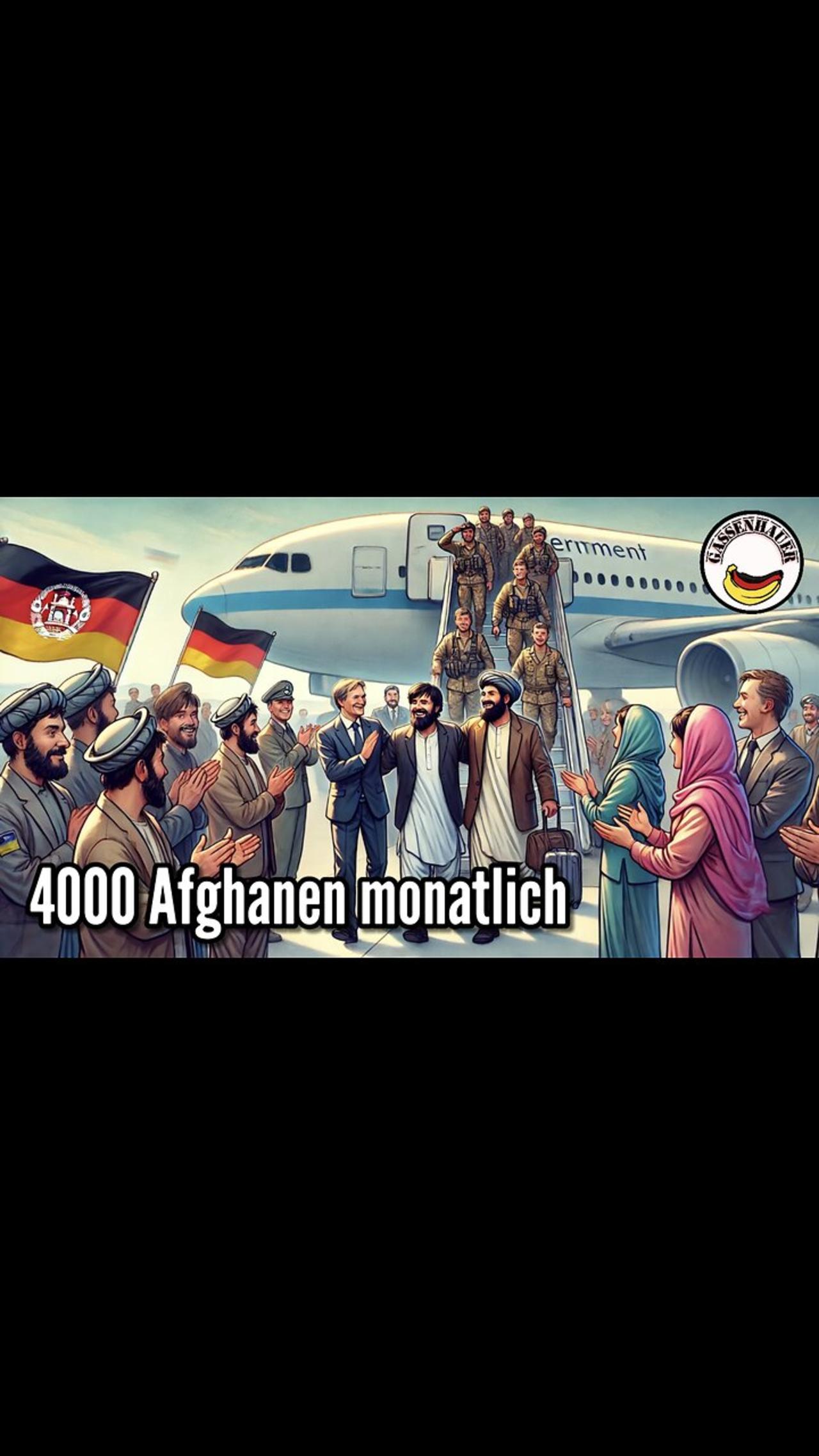 4000 Afghanen monatlich nach Deutschland - One News Page VIDEO